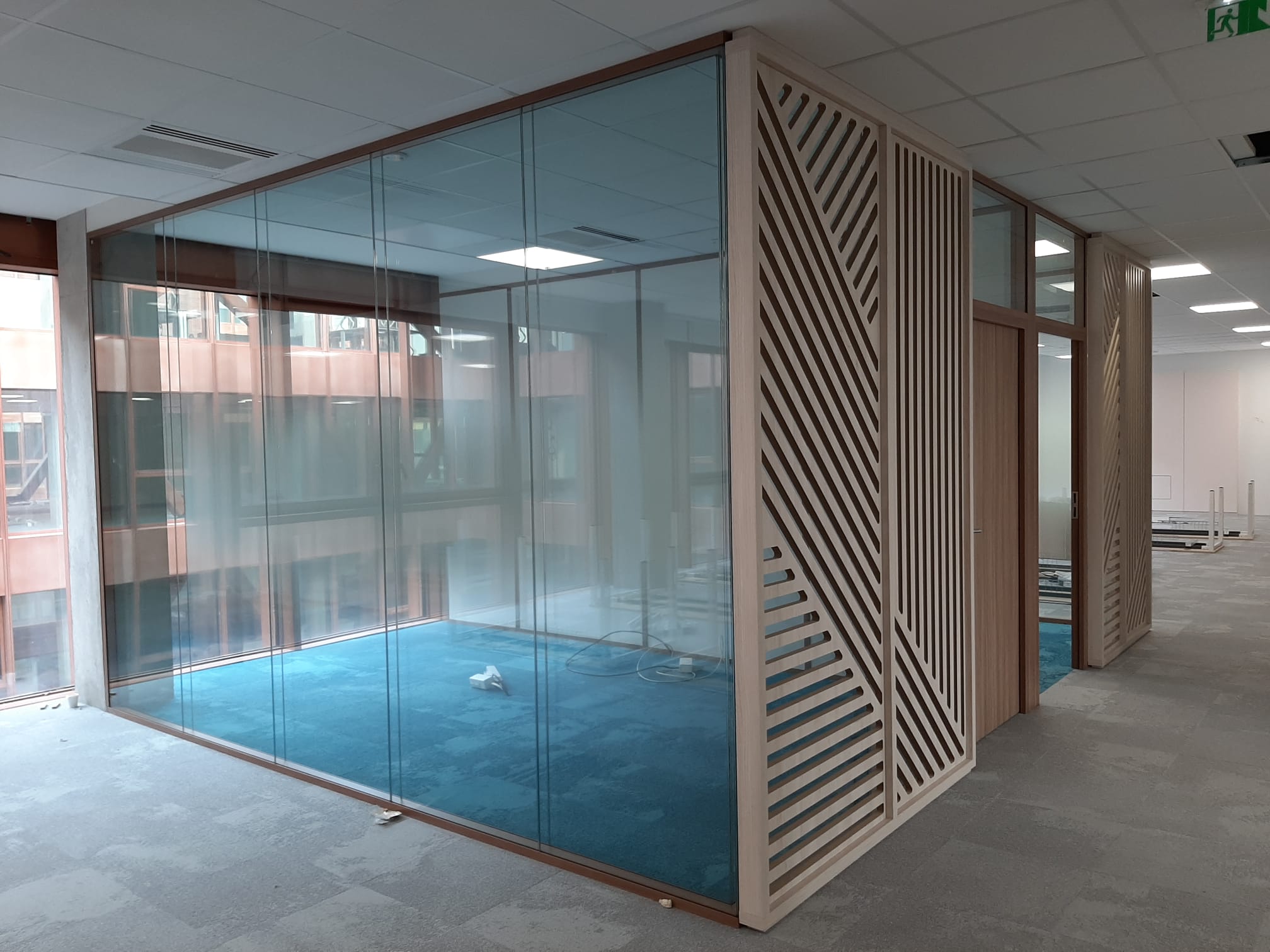 CLOISON MODULAIRE AMOVIBLE - Evo 100 OSMOSE - Qovans